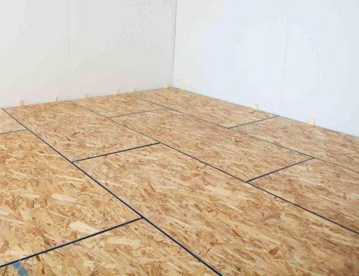 Laying OSB on a wooden floor: types and characteristics, preparation ...